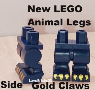New LEGO Animal Legs Gold Claws Talons Curved Shaped Knees Ankles ...