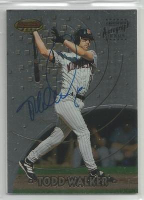 Minnesota Twins TODD WALKER autographed 1997 Bowman's Best | eBay