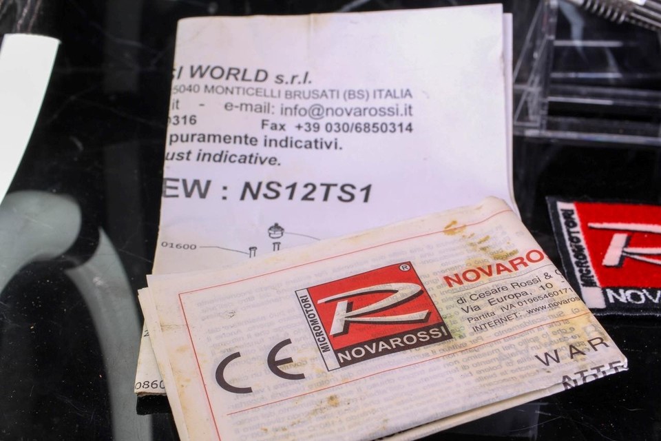 Nitro RC NOVAROSSI NS12 TS1 2007 PATCH PAPER COMPETITION S12 EGINE ...