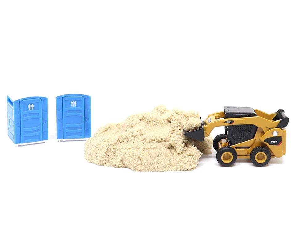 Diecast Masters CAT Mini Play Set Assortment w/Kinetic Motion Sand ...