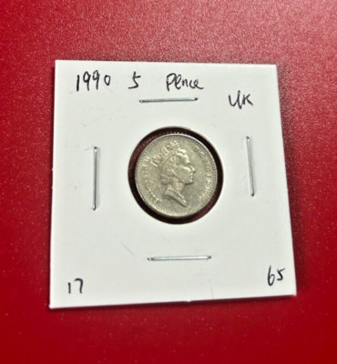 1990 GREAT BRITAIN 5 FIVE PENCE COIN - NICE WORLD COIN | eBay Australia