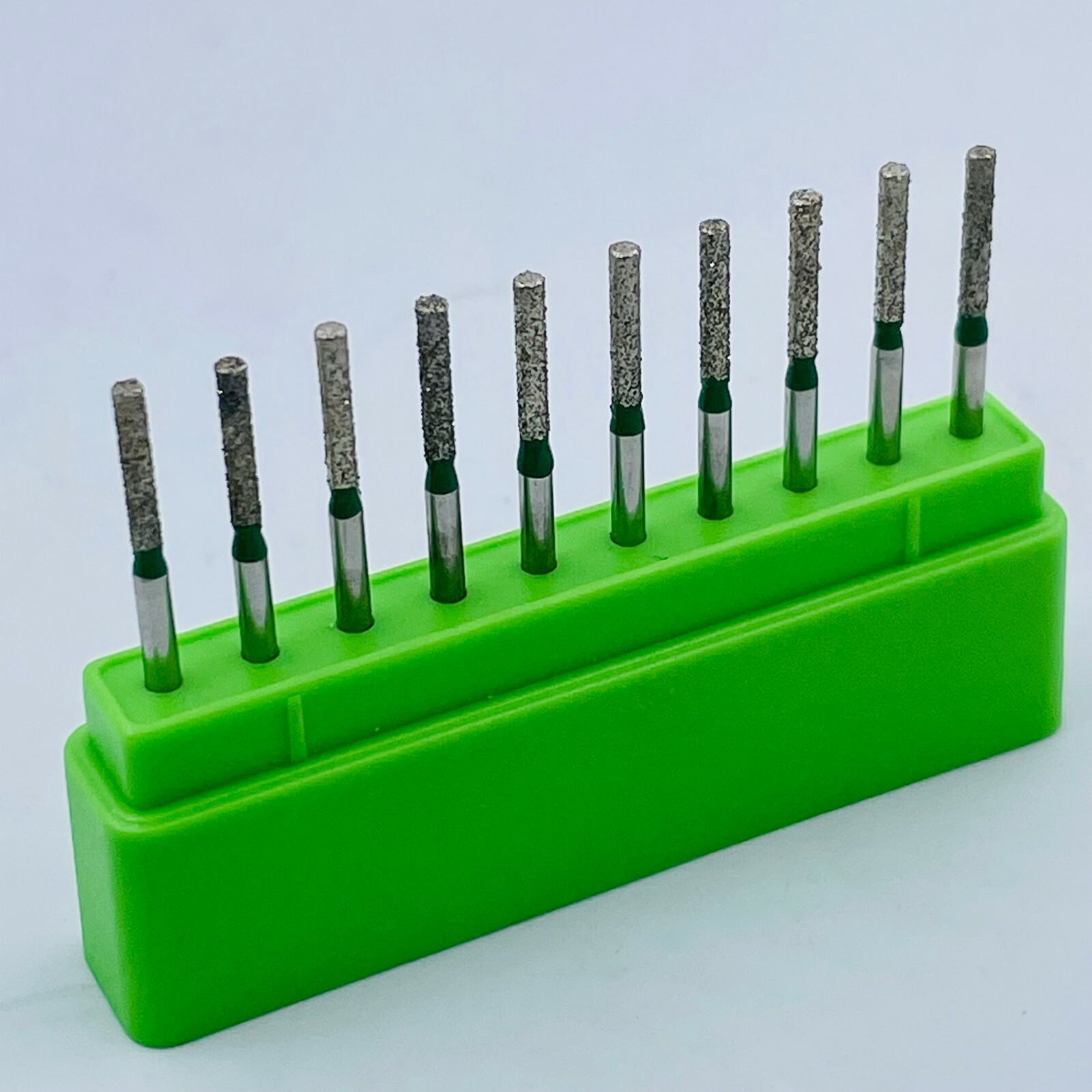 50 Dental Diamond Straight Flat End burs FG1.6mm FOR High Speed ...