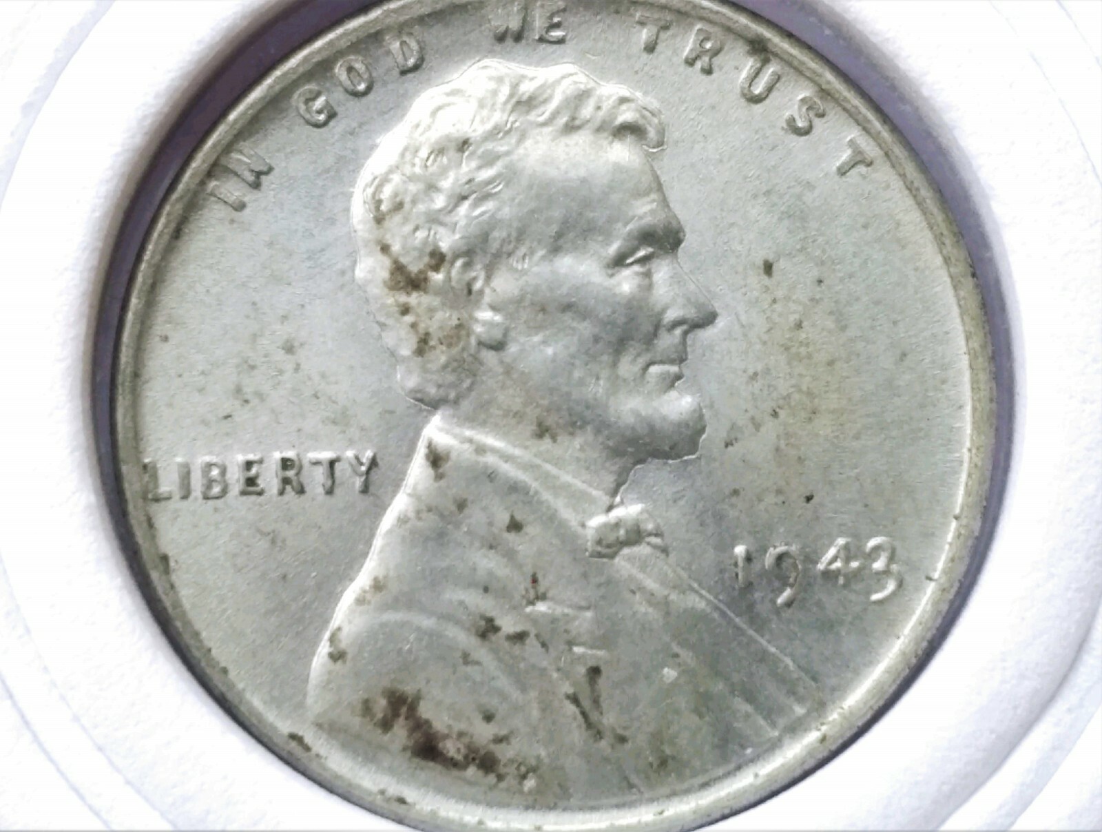 1943 US 1C Lincoln Steel Wheat Cent DDO DDR Doubled Die Uncirculated ...