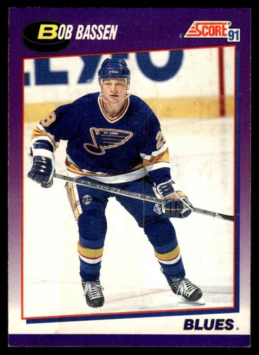 1991-92 Score American #179 Bob Bassen St. Louis Blues | eBay