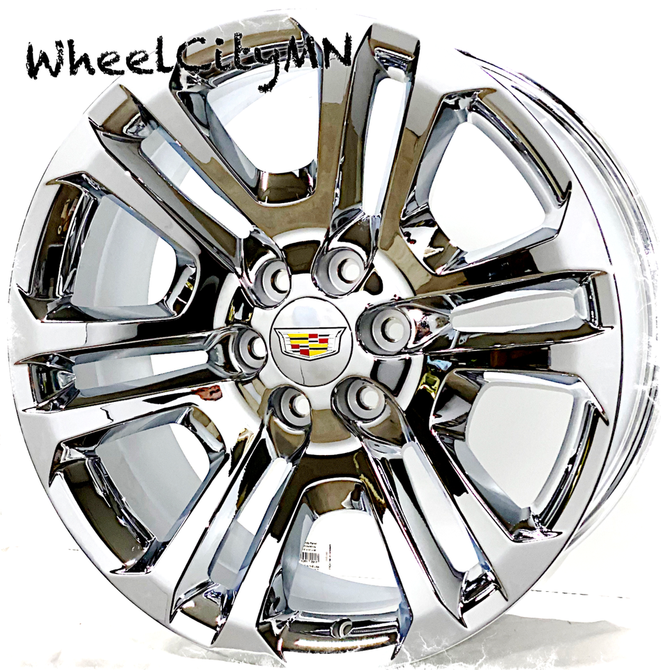 22" Chrome OE 84346101 Replica 4741 CK158 Rims fits 2019 Cadillac ...