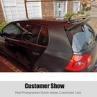 For VW Golf 5 MK5 R32/GTI 2005-2007 Real Carbon Rear Roof Window ...