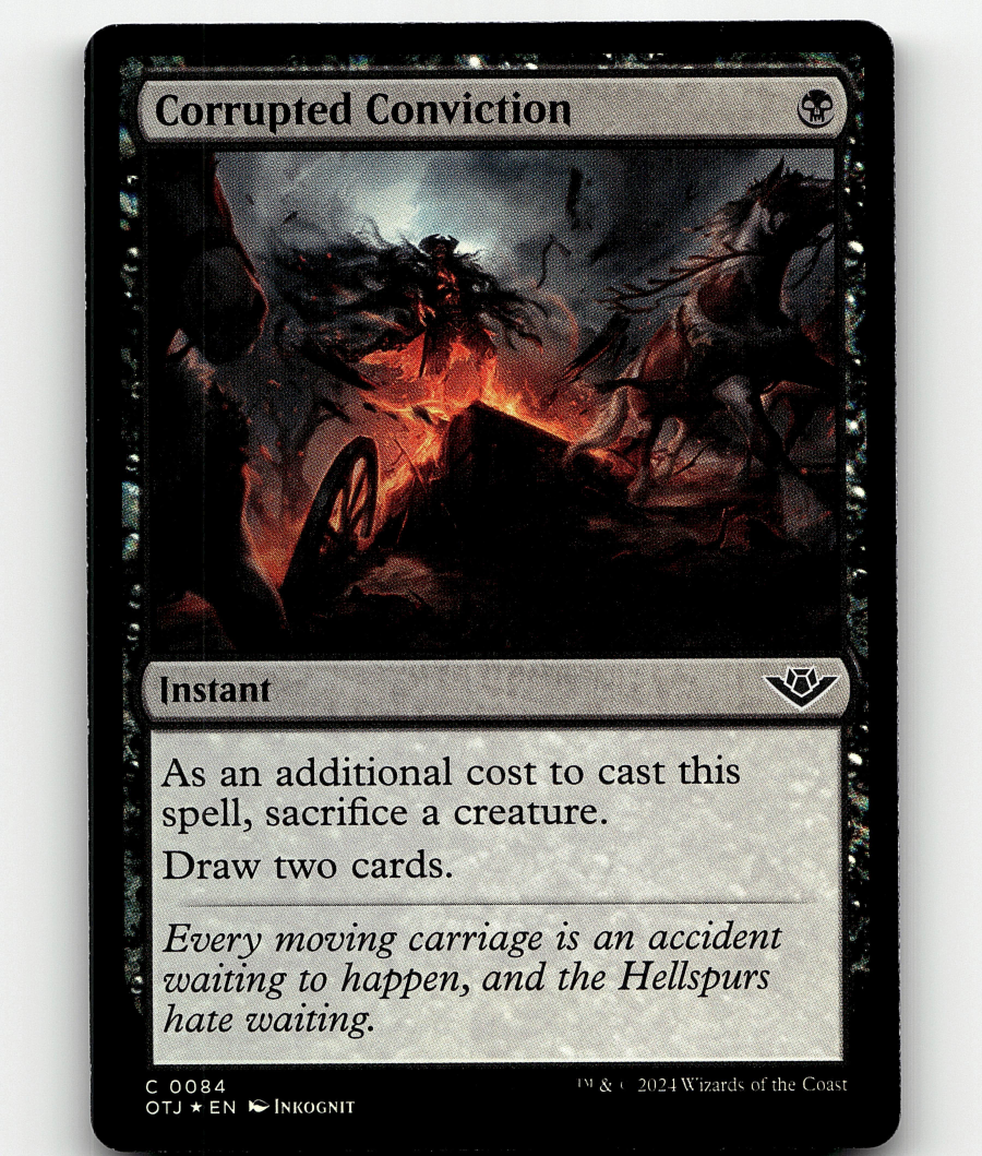 FOIL - MTG Corrupted Conviction 84 - Outlaws of Thunder Junction | eBay