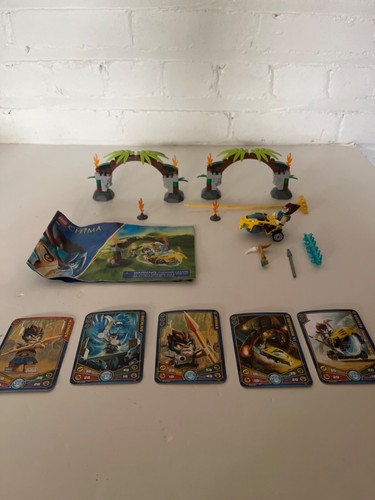 LEGO 70104 Legends of Chima Lennox Speedorz Jungle Gates - Complete EUC ...