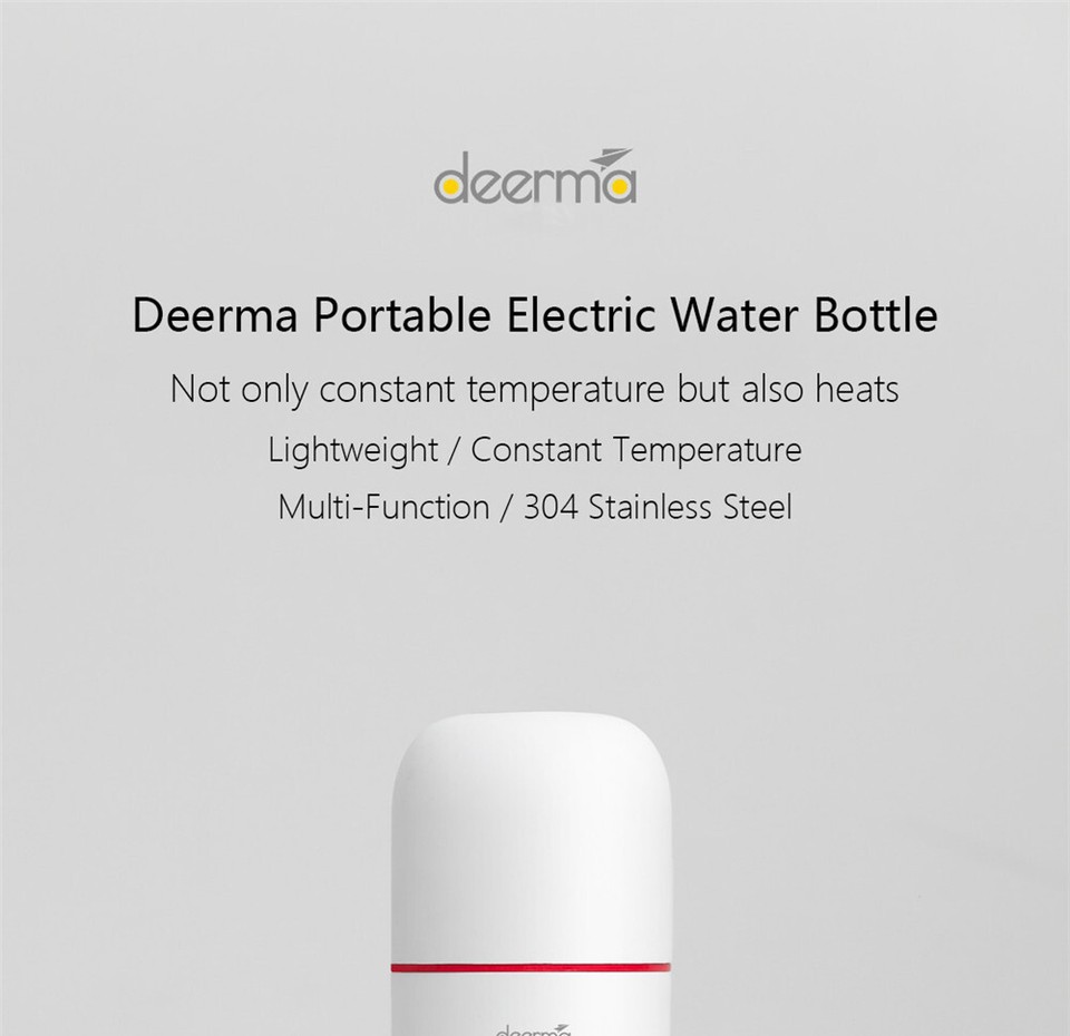 ORIGINAL Deerma Portable Electric Kettle Thermal Cup smart Water Boil ...