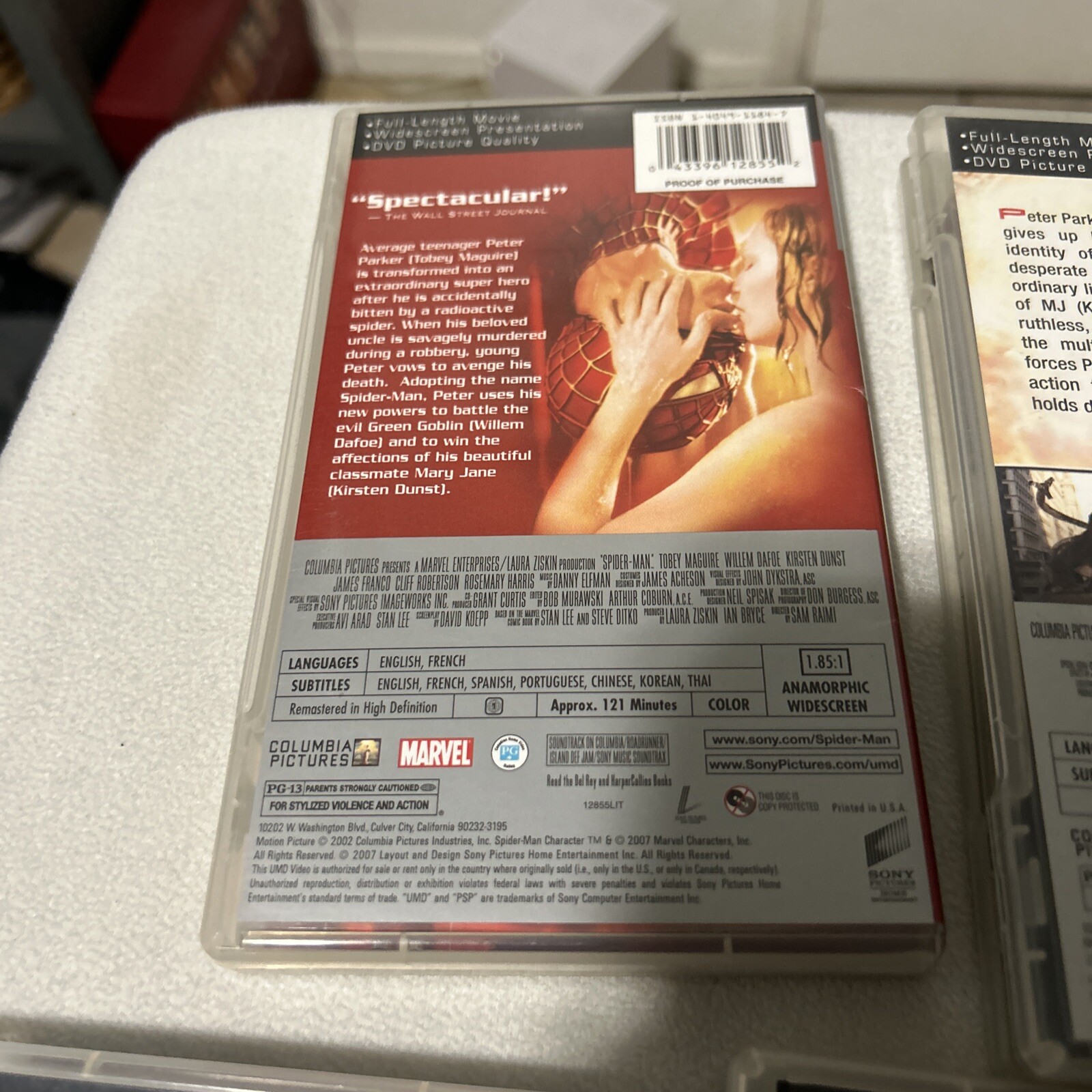 Spiderman 1,2,3 And Animated Series Complete Set. Sony Psp Umd