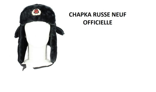 CHAPKA URSS NOIR NEUVE TAILLE UNIQUE SUPERBE QUALITE | eBay