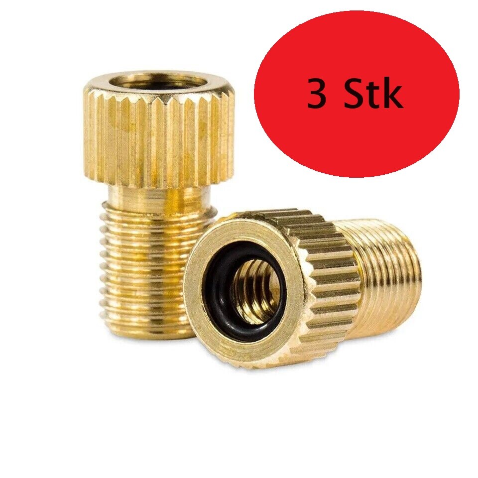 Ventil Adapter Fahrrad Ventiladapter DV Dunlop SV Sclaverand auf Auto ...