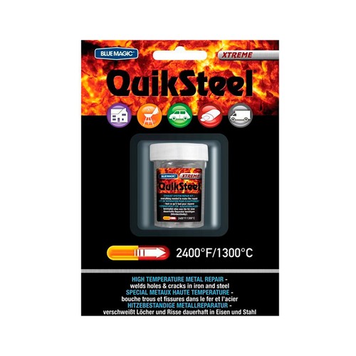 Blue Magic Quiksteel Xtreme High Temperature Fast Repair Epoxy Putty ...