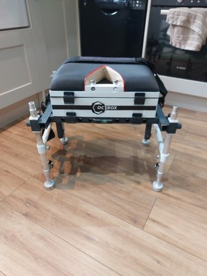 Octbox Fishing Seat Box 2 Draw Tackle Storage | eBay UK
