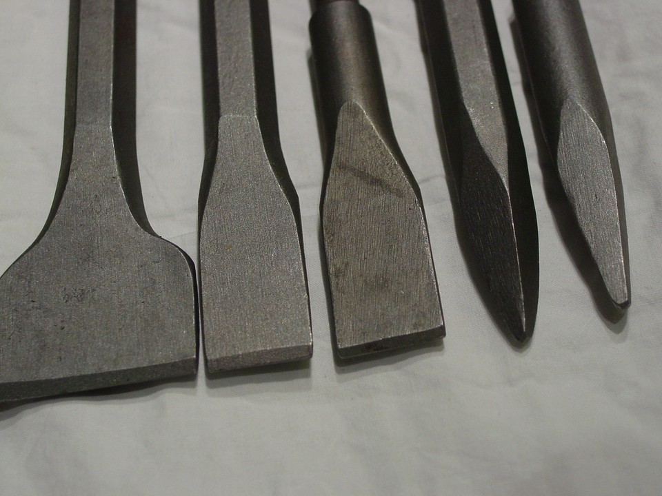 17 NEW SDS Rotary Hammer Drill Bits Chisel Demo Set fit Hilti DeWalt ...