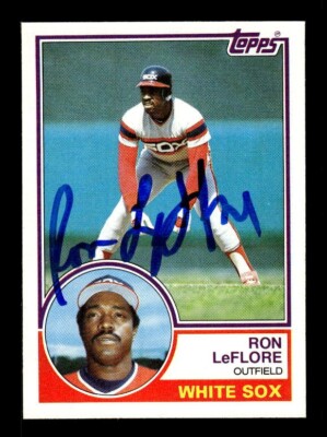 RON LEFLORE SIGNED 1983 TOPPS #560 - ON-CARD AUTOGRAPH - CHICGO WHITE ...