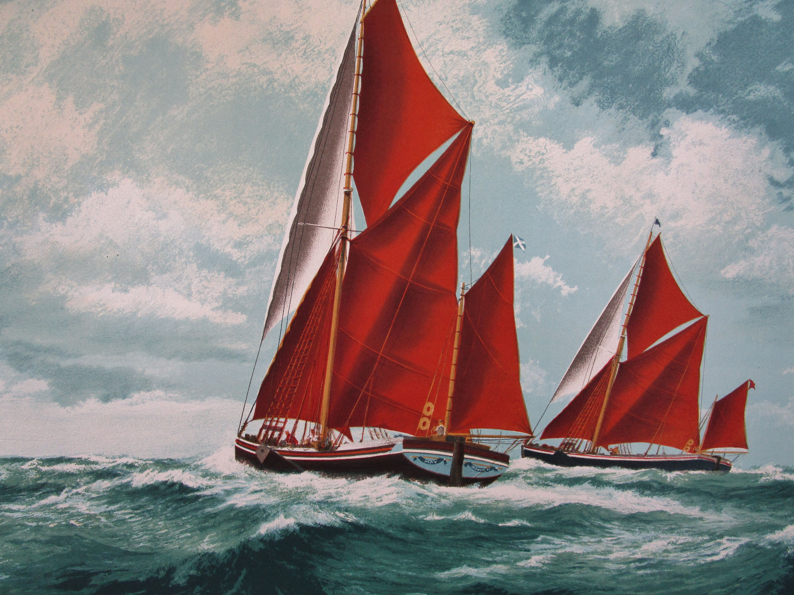 Alex PACKHAM, Original Lithograph, Red Sails, Signed Numbered | eBay