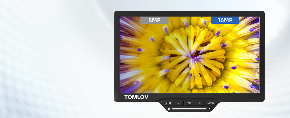 TOMLOV 10" HDMI Digital Microscope Camera 1500x coin Magnifier with ...