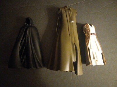 Kenner Star Wars Plastic Clothing- Palpatine Robe, Kenobi Robe, Qui-Gon ...