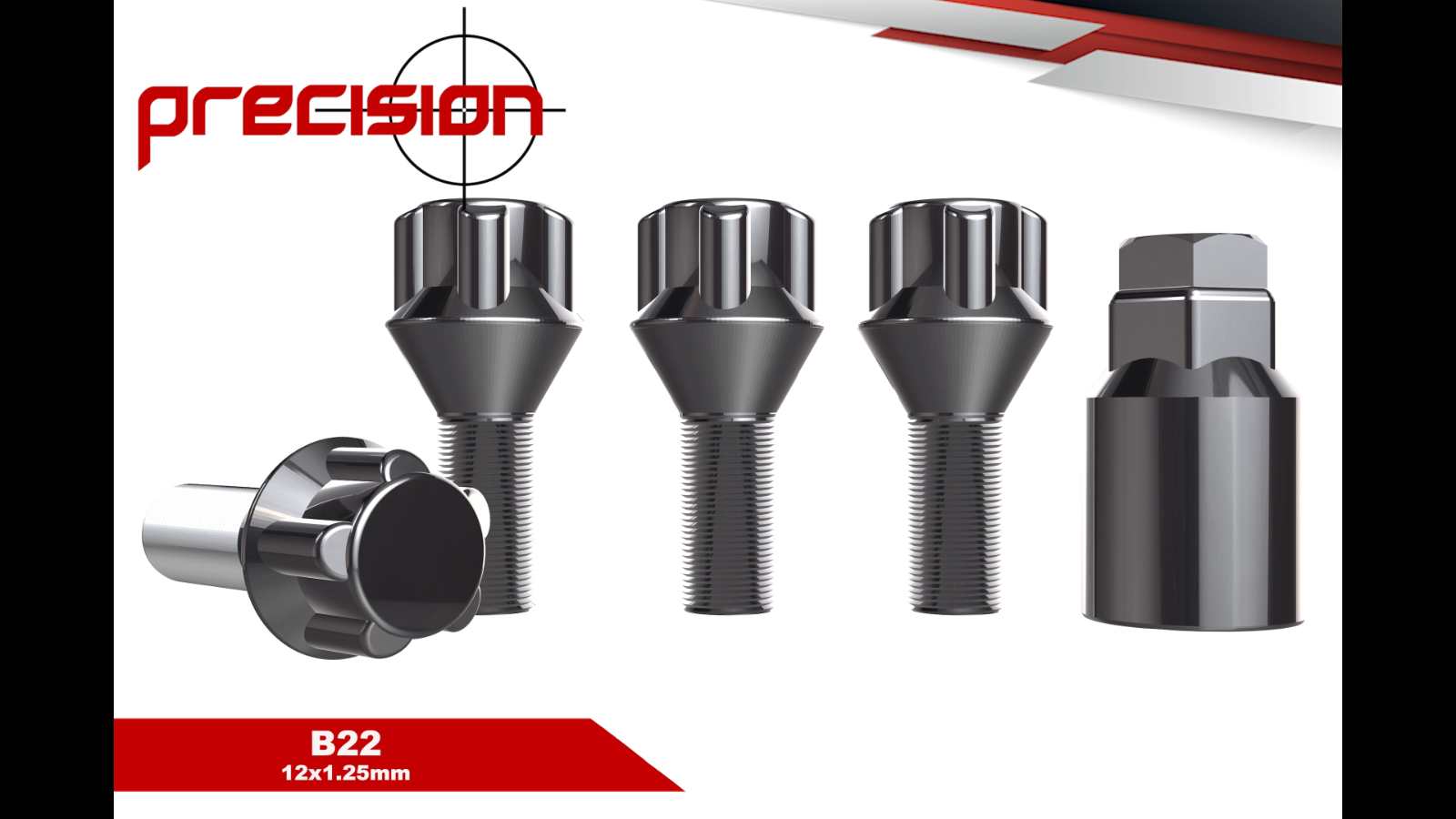 Locking Alloy Wheel Bolts & Key Fits Citroen C3/DS3 On Aftermarket ...