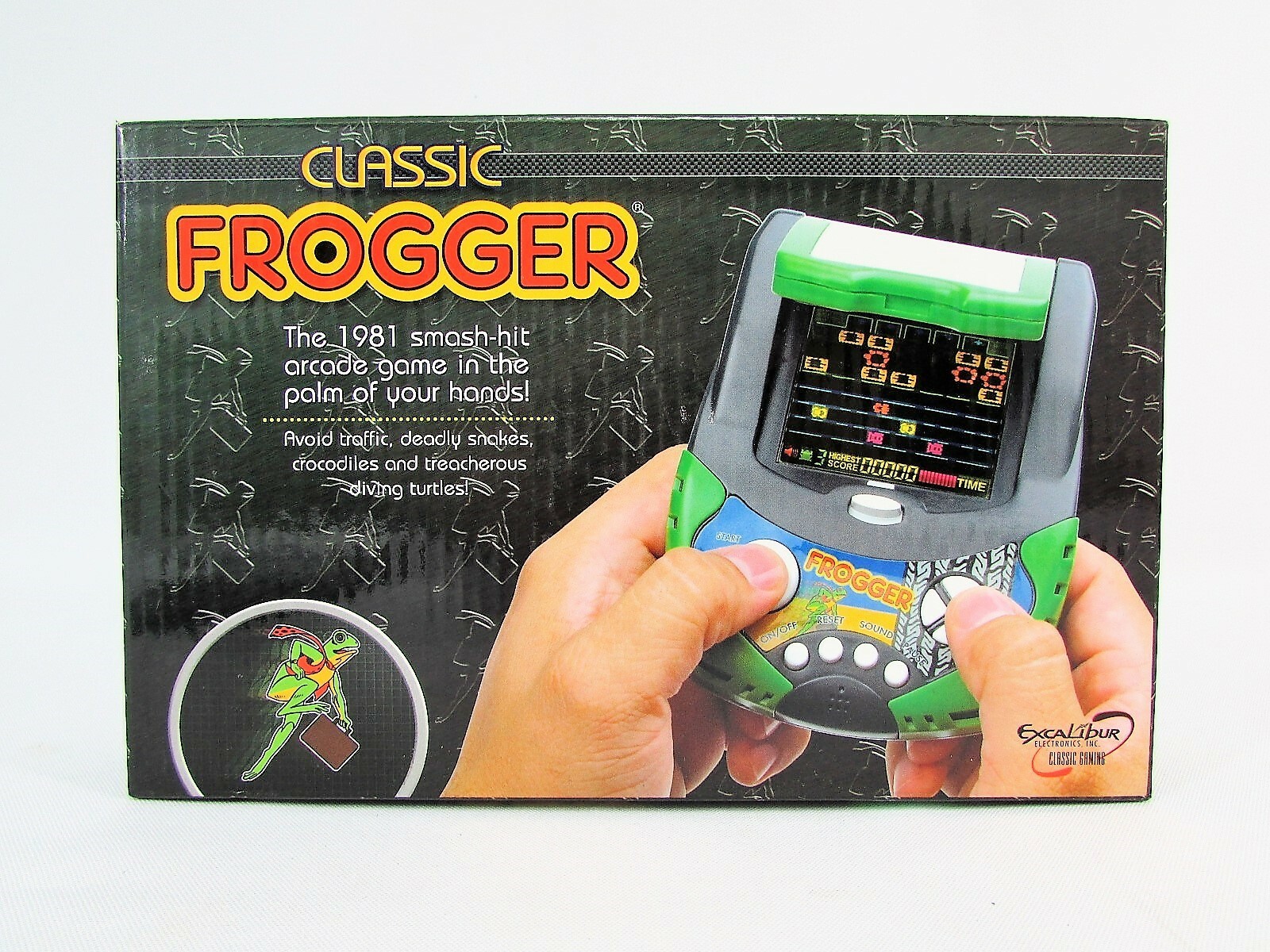 Classic Frogger Excalibur Electronics 4011-M-SRS Electronic Handheld ...