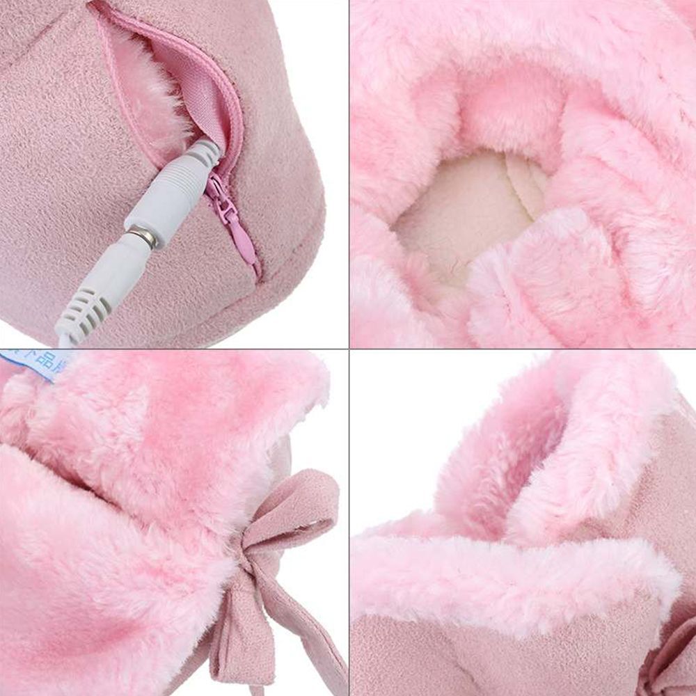USB Charge Snow Boots Warm Foot Cover Heating Slipper Thermal Warmer ...