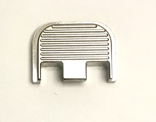Slide Cover Back Plate For Glock Gen 1-5 Full Size 17-19 CHROME Made In ...