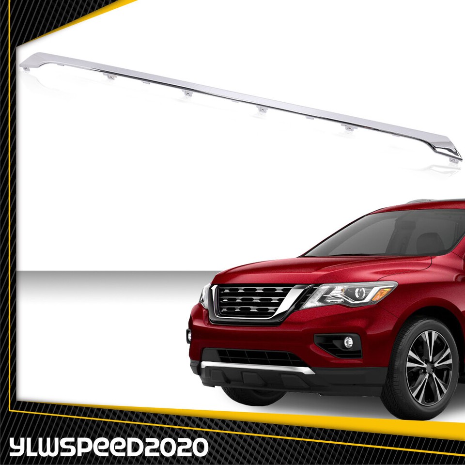 Bumper Face Bar Trim Molding Step Pad Front 620769PF0A Fit For Nissan ...
