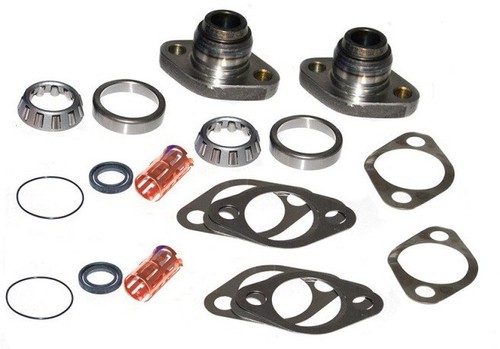 LAND ROVER DEFENDER SWIVEL PIN & BEARING KITS TD5 WITH ABS TAR100050 X2 ...