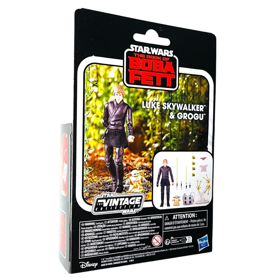 Star Wars Vintage Collection Luke Skywalker & Grogu The Book Of Boba ...
