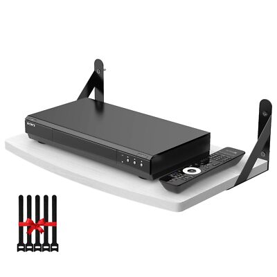 Floating AV Shelves for Wall Modem Shelf/Router Shelf/Cable Box Wall ...