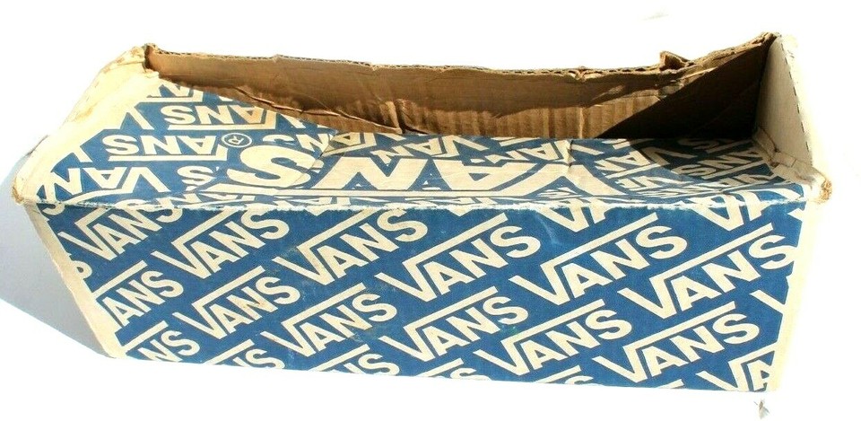 Vintage Vans Orange CA Size 7 Empty Shoe Box | eBay