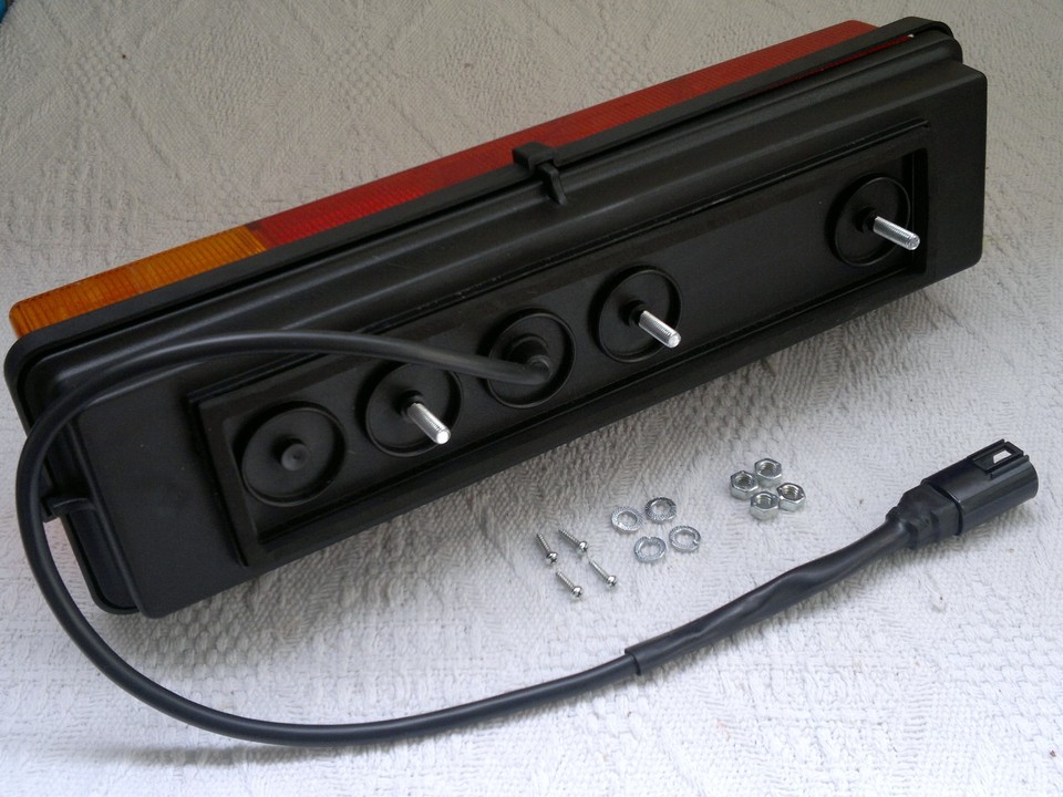 For Ford Transit MK7 Tipper Rear Tail Lights Lamps Complete Pair Pickup ...