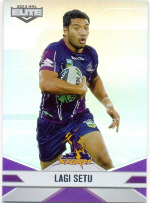 2013 ESP NRL Elite series Common Card 61 - Lagi Setu - Melbourne Storm ...