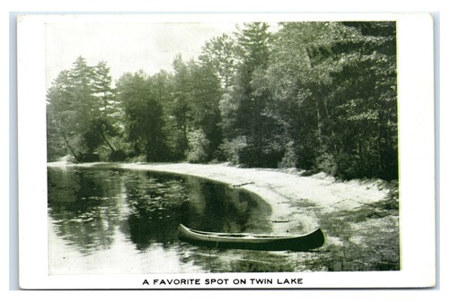 Postcard A Favorite Spot on Twin Lake D109 | eBay