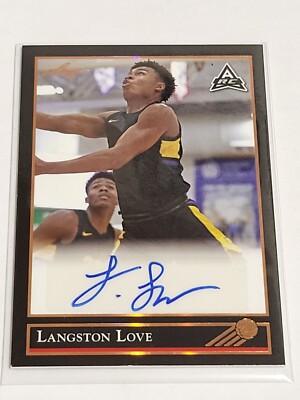 2022 LEAF BASKETBALL BLACK AUTOGRAPH RC LANGSTON LOVE #BB-LL1 | eBay