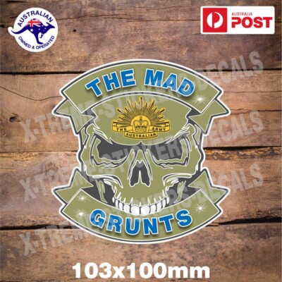 AUSTRALIAN ARMY GRUNT STICKER ROYAL REGIMENT RAR CORPS NACKAROOS ...