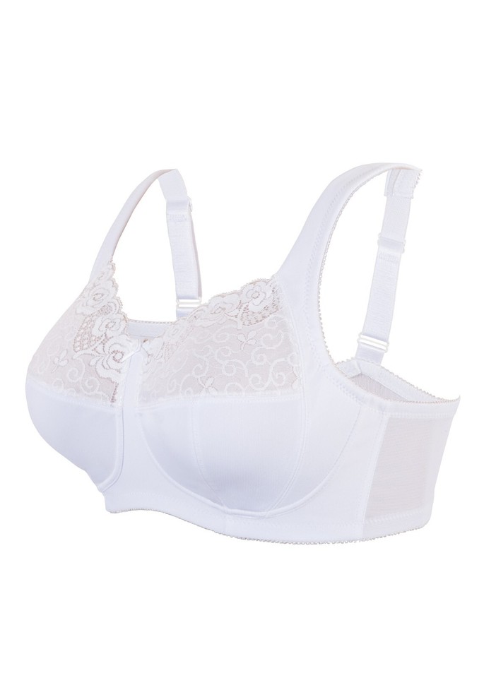 Glamorise 48H Wire-Free Support! COMFORT LIFT Full-Figure Bra 48H Lace ...