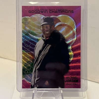 2023 UD Goodwin Champions SPLASH OF COLOR PINK WAVE SCP-76 MICHAEL ...