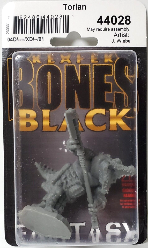 TORLAN Reaper Miniatures Bones Black REM44028 D&D | eBay