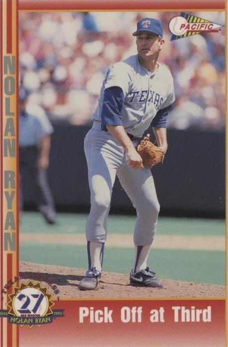 1993 Pacific Nolan Ryan Texas Express 27 Seasons - Nolan Ryan #216 for ...