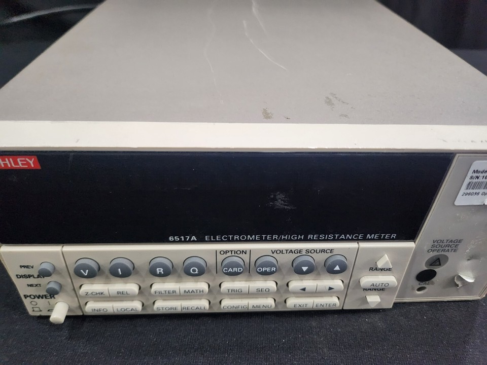 Keithley 6517A : Electrometer/High Resistance Meter, AS-IS (9809) | eBay