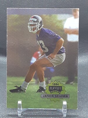 JASON SEHORN 1994 PLAYOFF ROOKIE GIANTS USC TROJANS | eBay