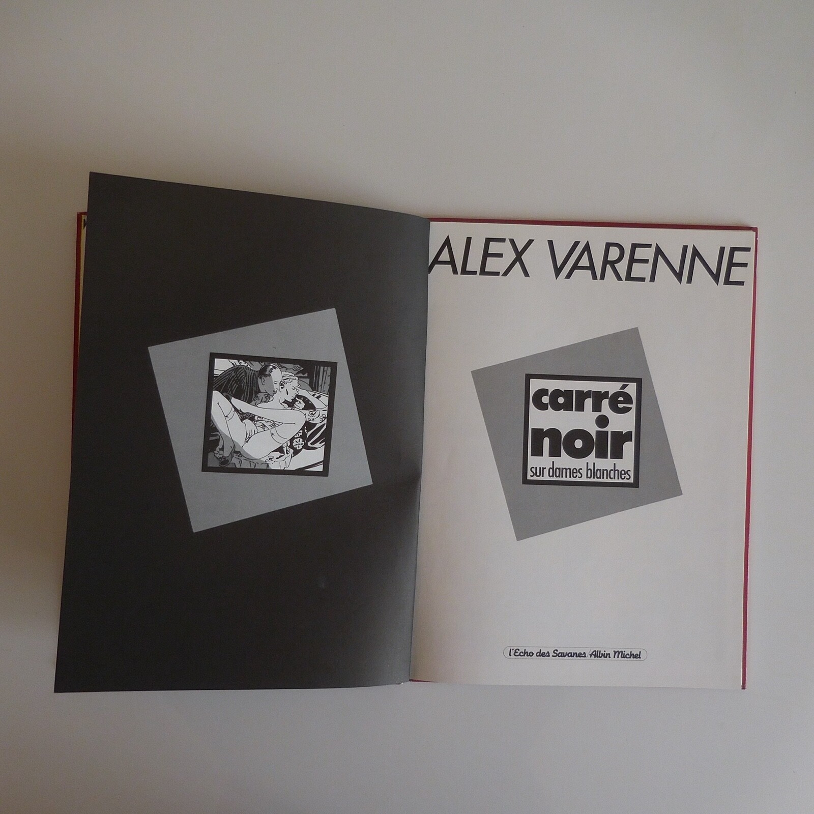 Alex Varenne carré noir sur dames blanches 1984 bande dessinée érotique ...