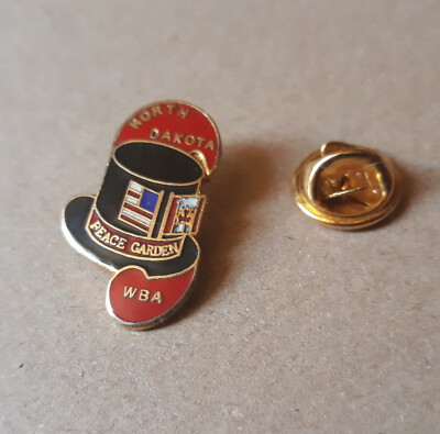 pin's WBA North Dakota Peace Garden (EGF doré) hauteur: 2,5 cm | eBay