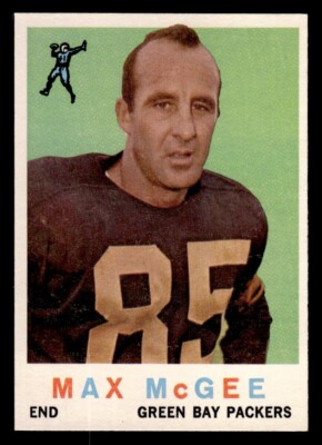 1959 Topps Football #4 Max McGee NM/MT *e2 | eBay