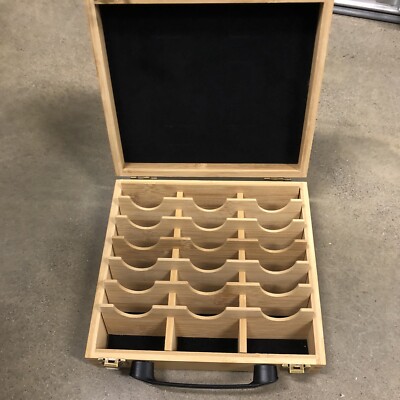 Groomer's Best Friend Bamboo Clipper Blade Storage Box 21 Standard Size ...