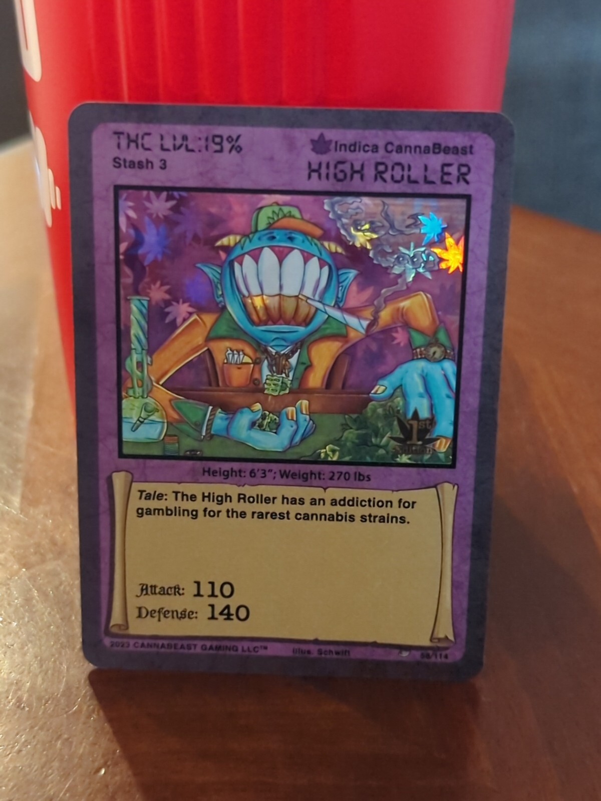 High Roller - 1st Ed - Common Holo - Cannabeast Gaming TCG - Schwift | eBay