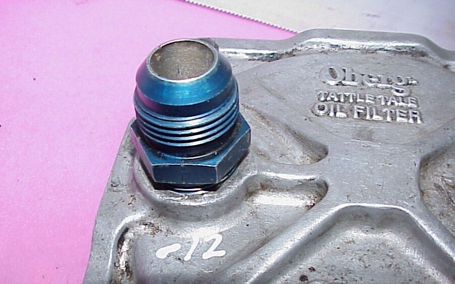 Oberg Tattletale Inline Oil Filter (2) -12AN Fittings NHRA IHRA PARKER ...