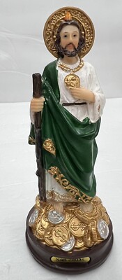 7" St Jude Statue Saint Jude Thaddeus Statue Judad Tadeo Estatua 6551-7 ...